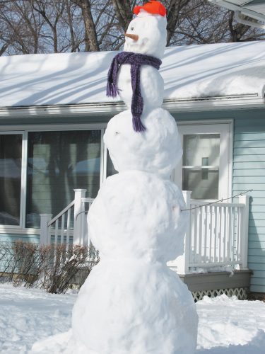 Tall snowman | News, Sports, Jobs - Marshall Independent